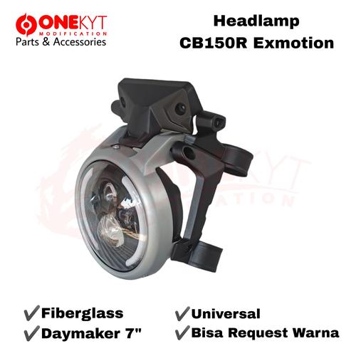 Jual Headlight CB125R/CB150R/CB300R Exmotion - Hitam Glossy, Plus ...