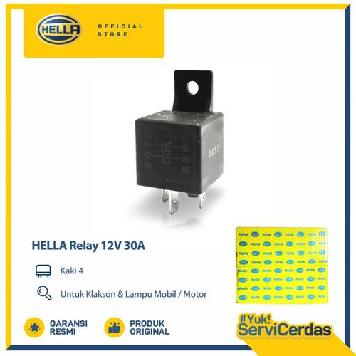 Promo Relay Hella 12V 30A Kaki 4 (per DUS) - 11 PCS - Jakarta Pusat - Hella Indonesia | Tokopedia