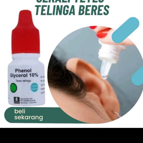 Promo Obat Tetes Telinga 5 ml Sakit Telinga Phenol Glycerol Telinga ...