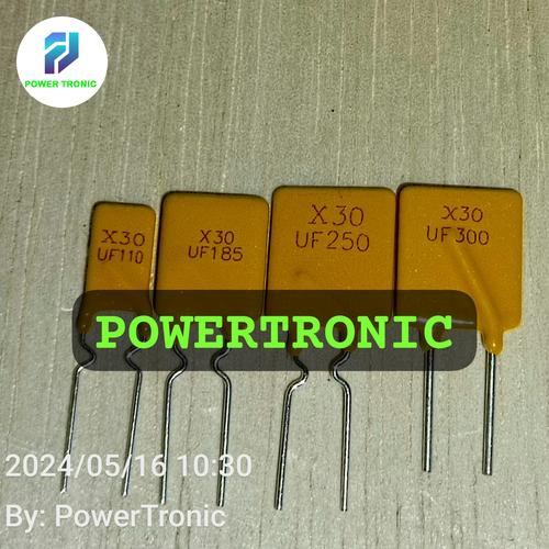 Jual RUEF110 1.1A 30V PPTC X30 UF110 Resettable Fuse Polyswitch Radial RUEF-110 1,1A 1100mA ...