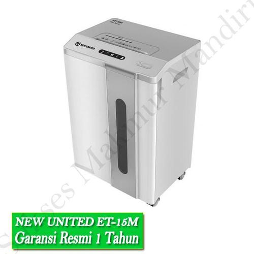 Jual New United Et-15M Mesin Penghancur Kertas - Paper Shredder Micro ...