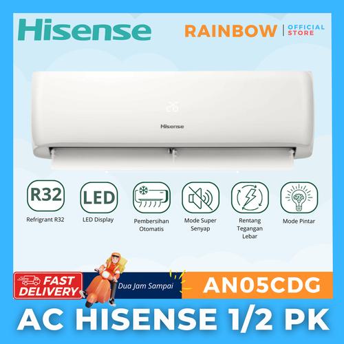 Jual AC HISENSE 1/2 PK AN05CDG - Unit Only - Kab. Tangerang - Rainbow ...