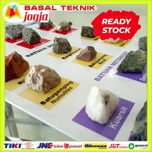 Jual Alat peraga geologi geografi komparator batuan sedimen metamorf ...