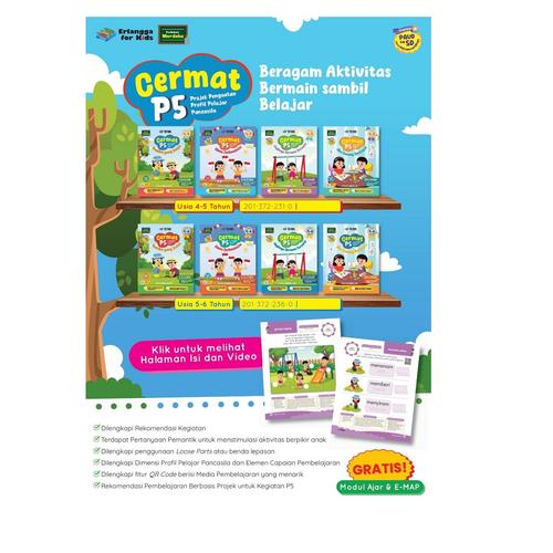 Jual Buku Cermat P5 Projek Penguatan Profil Pelajar Pancasila Paud Ke ...