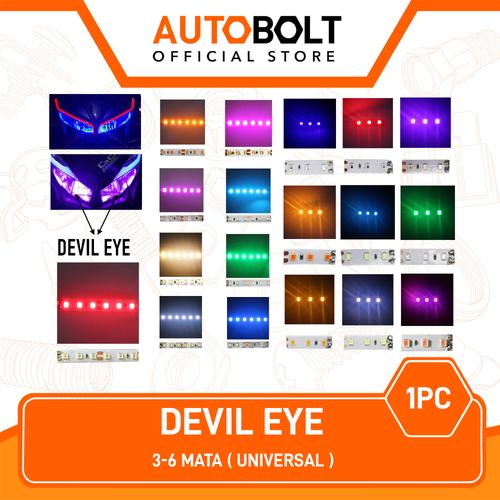 Promo LED Devil Eye 12V Premium Motor Lampu Demon Depan 3 6 Titik Eyes ...