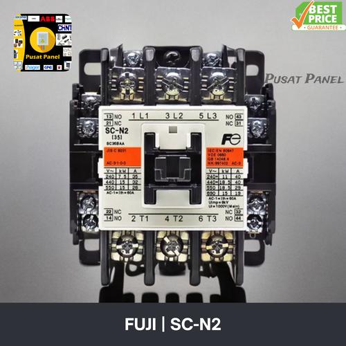 Jual Kontaktor FUJI Electric scn2 sc-n2 SCN-2/220V 60A / Kontaktor Fuji ...