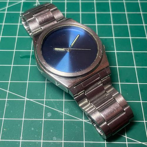 Jual Vintage Seiko Blue Plain Sunburst Dial Mod NH35 Automatic mirip ...