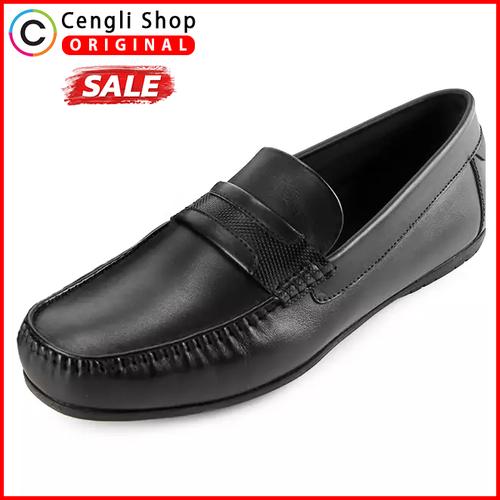Jual OBERMAIN SEPATU PANSUS PRIA ORIGINAL SLIP ON LOAFER KULIT ASLI ORI ...