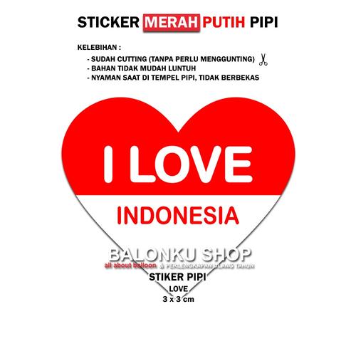 Jual Stiker Merah Putih / Sticker Bendera Indonesia / Stiker Indonesia ...