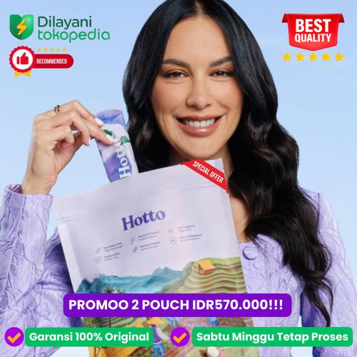 Jual Hotto purto pouch 16 sachet multigrain fiber drink with oats ...