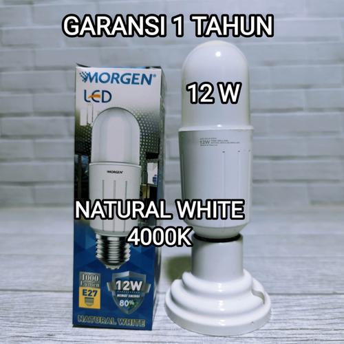 Jual MORGEN LAMPU LED BULB STICK 12W 12 WATT NATURAL 4000K - Kota ...