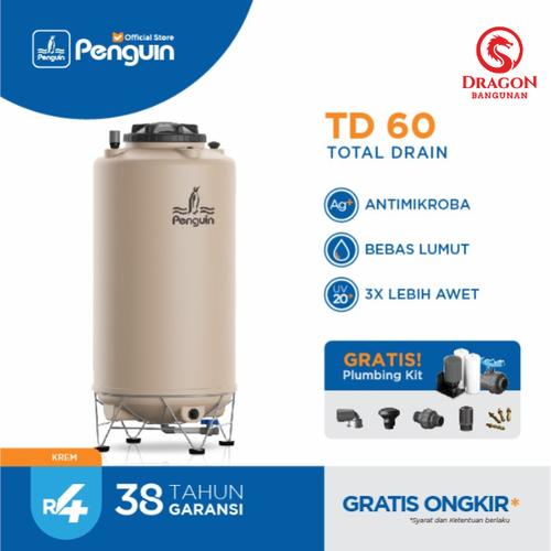 Jual Tangki Air Penguin TD 60 / Toren Air Penguin 600 Liter Total Drain ...