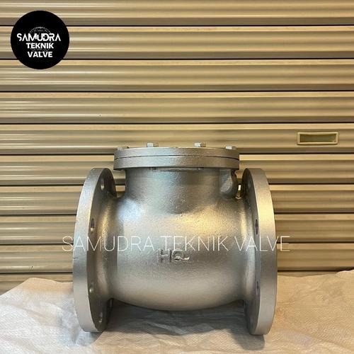 Jual SWING CHECK VALVE 6" INCH DN150 JIS 10K HQ FLANGE CAST IRON ...