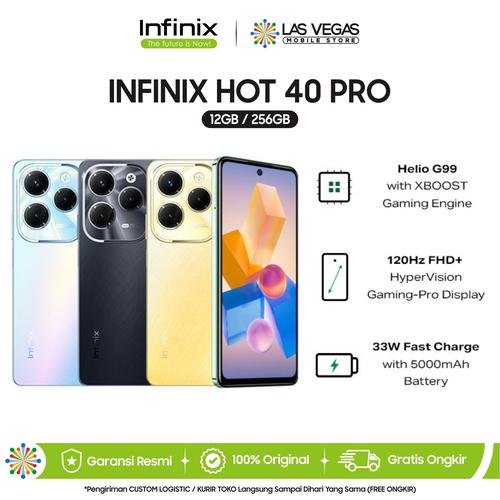 Promo Infinix Hot 40 Pro 12/256GB Garansi Resmi - Starfall Green Cicil ...