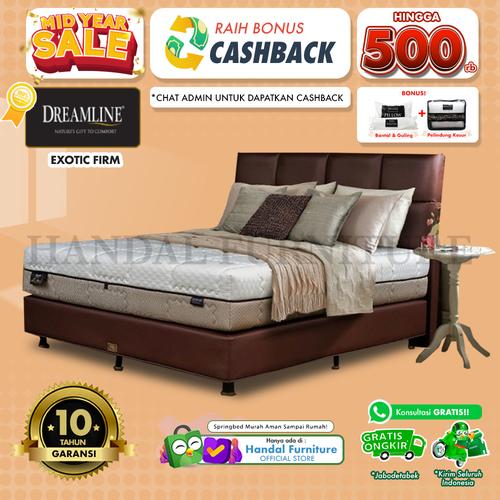 Promo Dreamline Set Kasur Spring Bed Exotic Firm 120 x 200 Cicil 0% 3x ...