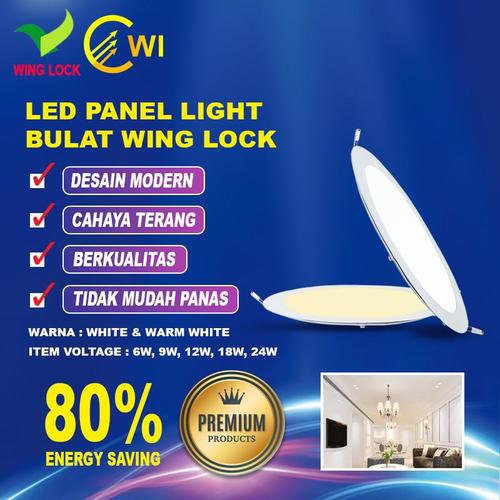 Jual LAMPU DOWNLIGHT LED 18 WATT BULAT INBOW CAHAYA PUTIH LAMPU PANEL ...