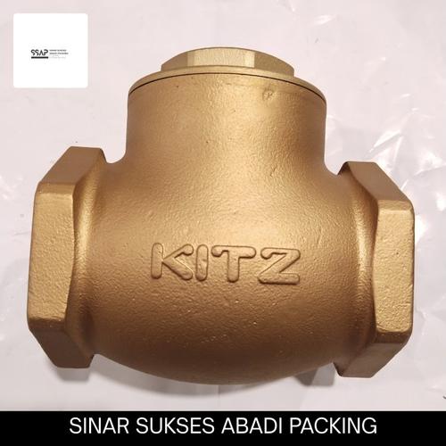 Jual Check Valve KITZ kuningan 2 1/2" ( inch ) / Swing Check Brass ...