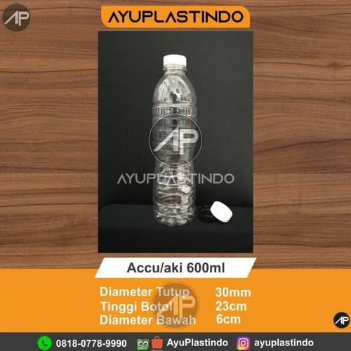 Jual Terbagus Botol Plastik 600 Ml/ Botol Accu/ Botol Air/ Botol ...