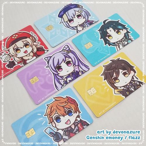 Jual Emoney / Flazz Gen2 Card Kartu Genshin Impact Chibi - Zhongli ...