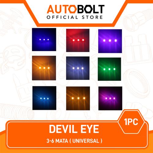 Jual LED Devil Eye 12V Premium Motor Lampu Demon Depan 3 6 Titik Eyes ...