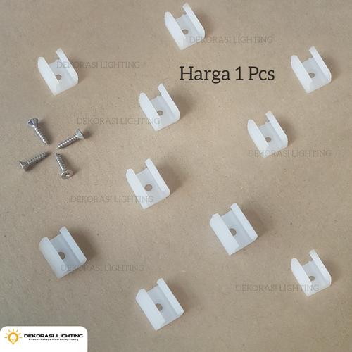 Jual Klem baut led strip untuk lampu neon flex strip dekor - klem ...