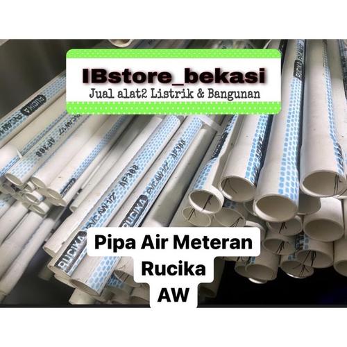 Jual Pipa Rucika AW 1/2 Meteran 100cm | Paralon Air Pvc Potongan ...