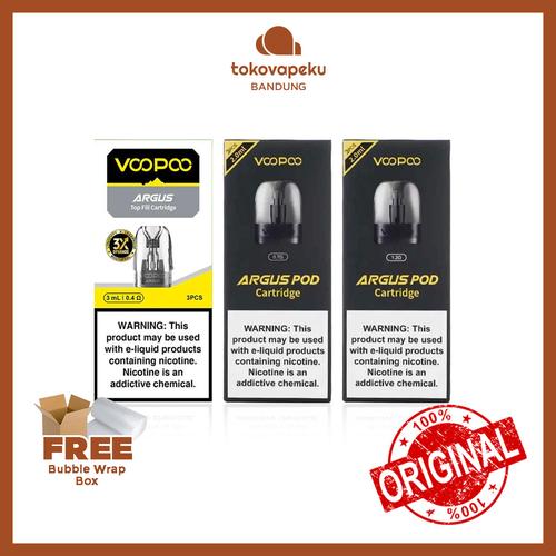 Promo CARTRIDGE ARGUS POD 2ML ARGUS ORIGINAL by VOOPOO - 0.4 OHM - Kota ...