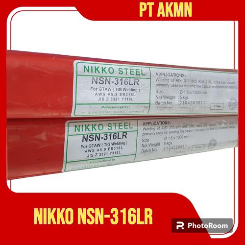 Jual Nikko Steel NSN 316LR | Kawat Las Stainless Steel GTAW AWS A5.9 ...