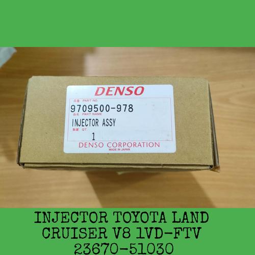 Jual Injector Toyota Land Cruiser V8 1VD-FTV 23670-51030 Denso Original ...