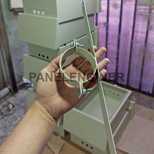 Jual 1 set BRACKET CLAMP BOX PANEL 3 INCH, CLAMP BEGEL 3" BOX PANEL PJU ...