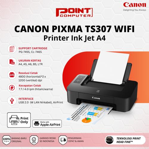 Jual CANON PIXMA TS307 WIFI - Kab. Karawang - POINT COMPUTER KARAWANG ...