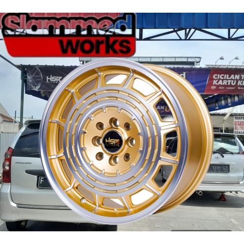 Jual velg hsr model RTR ring 16 lubang baud 8x100/114,3 plush pasang balancing nitrogen sporing ...