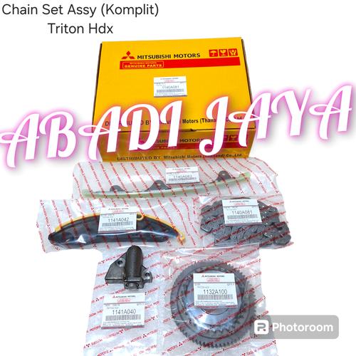 Jual RANTAI KETENG SET TIMING CHAIN MITSUBISHI ALL NEW TRITON PAJERO ...