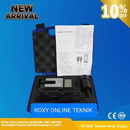 Jual WTM-1300 Digital Window tint meter Transmittacr Meter Range 0-100% ...