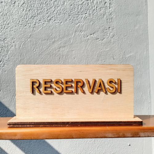 Jual Sign Label Meja Reservasi| Sign Meja Reservasi - Kab. Bandung ...