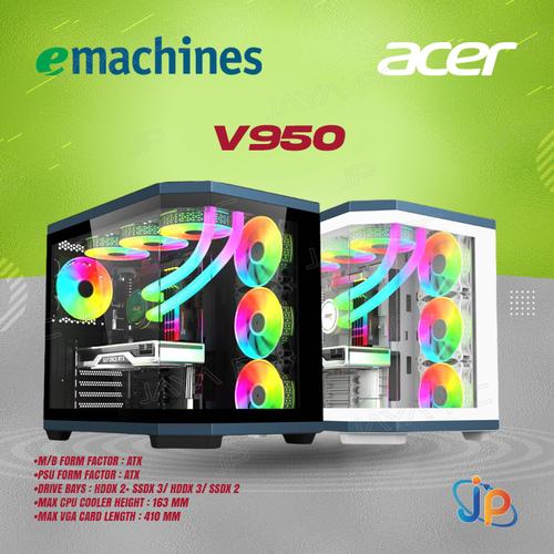Promo Emachines Acer V950 Case - Tempered Glass Casing - Hitam Cicil 0% ...