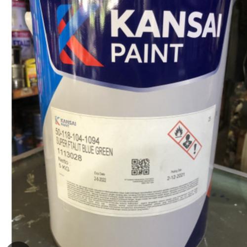 Jual super ftalit blue green 50-118-104-1094 kansai paint kansai ...