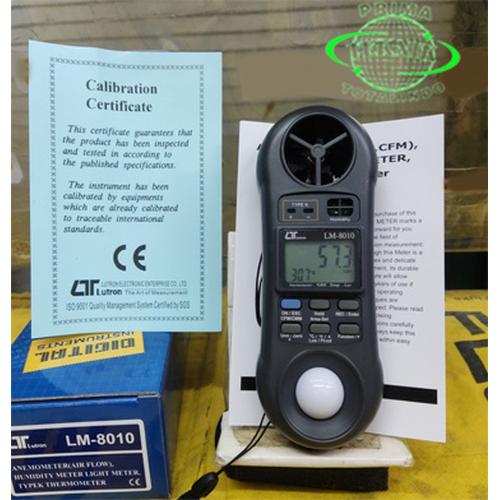 Jual Lutron LM-8010 pengukur kecepatan angin, suhu, kelembaban dan ...