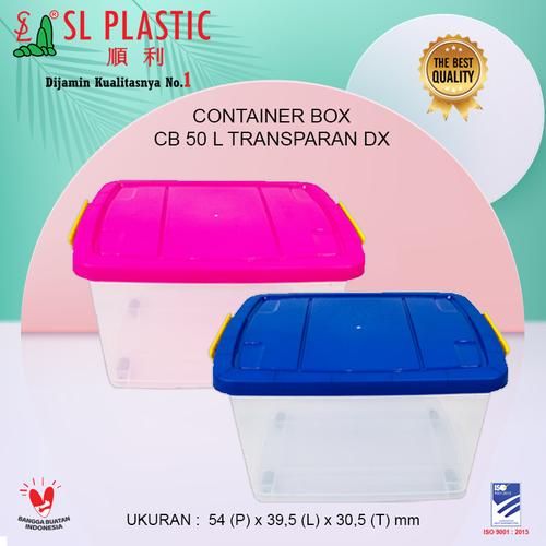 Jual Box Storage / Container Kontainer Box CB- 50 Liter TRANSPARAN SL ...