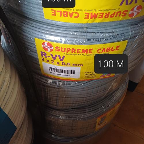 Jual KABEL TLP SUPREME ITC 2X2X0.6 @ 100M ( kabel telp isi 4 ...