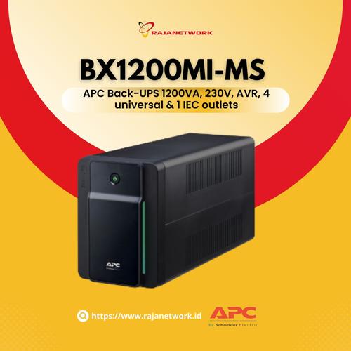 Jual APC Back-UPS 1200VA, 230V, AVR, 4 universal & 1 IEC outlets ...