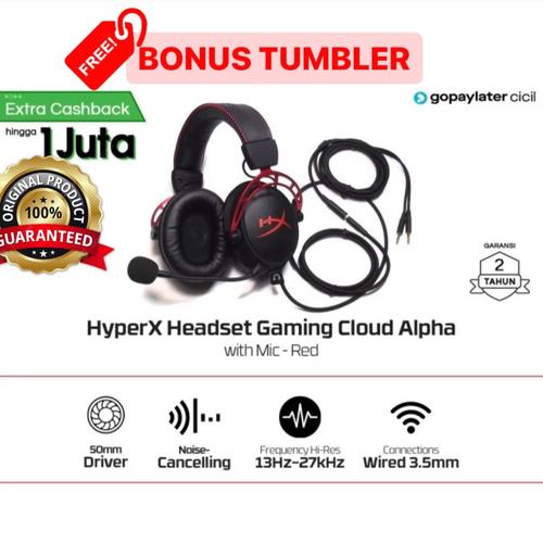 Promo Hyper X Cloud Alpha Gaming Headset / HyperX / Hyper-X Original - Black - Kota Bandung ...