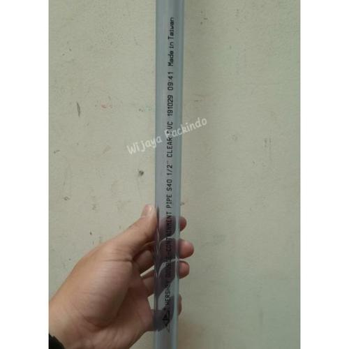Jual Pipa PVC Bening Transparan 1/2" inch / Pipe PVC Clear - Jakarta ...