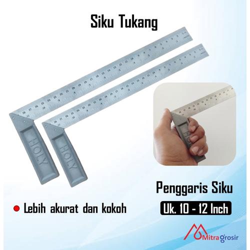 Jual Siku Meter / Siku Tukang / Siku Penggaris / Siku Meter Murah 10 ...