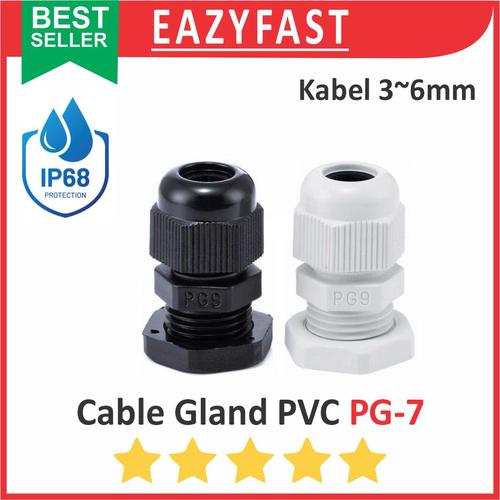 Jual Kabel Cable Gland PG7 PG 7 PVC Waterproof IP68 Water Proof IP 68 ...