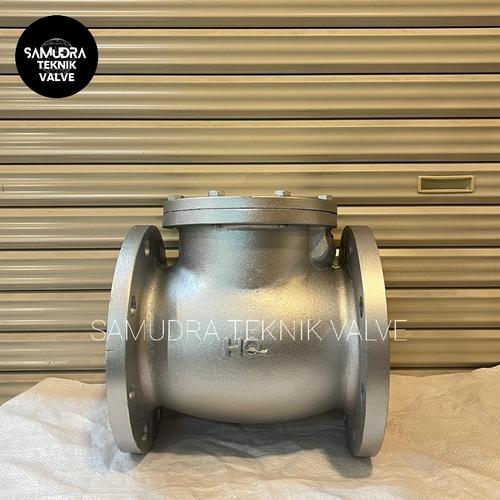 Jual SWING CHECK VALVE 5" INCH DN125 JIS 10K HQ FLANGE CAST IRON ...