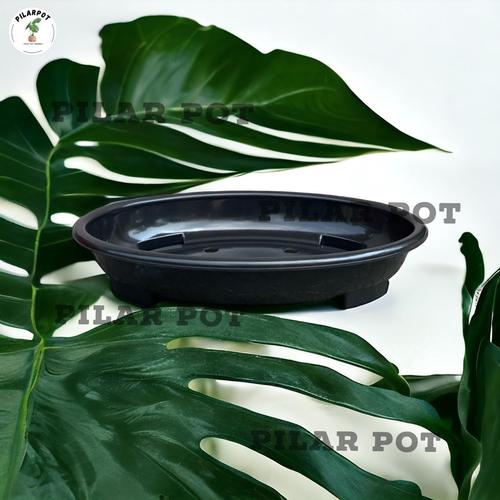Jual pot bunga tanaman bonsai oval 08 warna hitam 40cm - Kota Tangerang ...