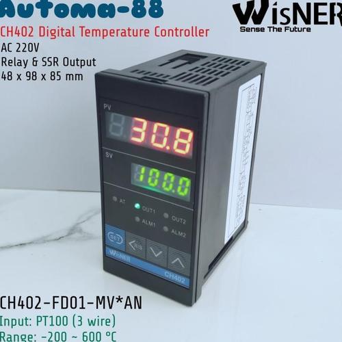 Jual WISNER CH402 Out Relay SSR Input RTD PT100 -50C - 600C 48 x 96 mm - Jakarta Barat ...