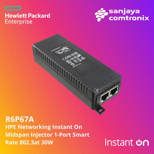 Jual R6P67A HPE Networking Instant On AP-POE-ATSR 802.3at 30W Midspan ...