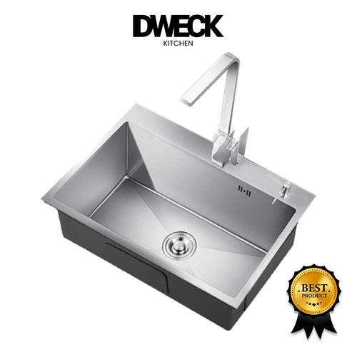 Promo DWECK - Kitchen Sink Steel 304 Silver Small Kran Mixer Minimalis ...